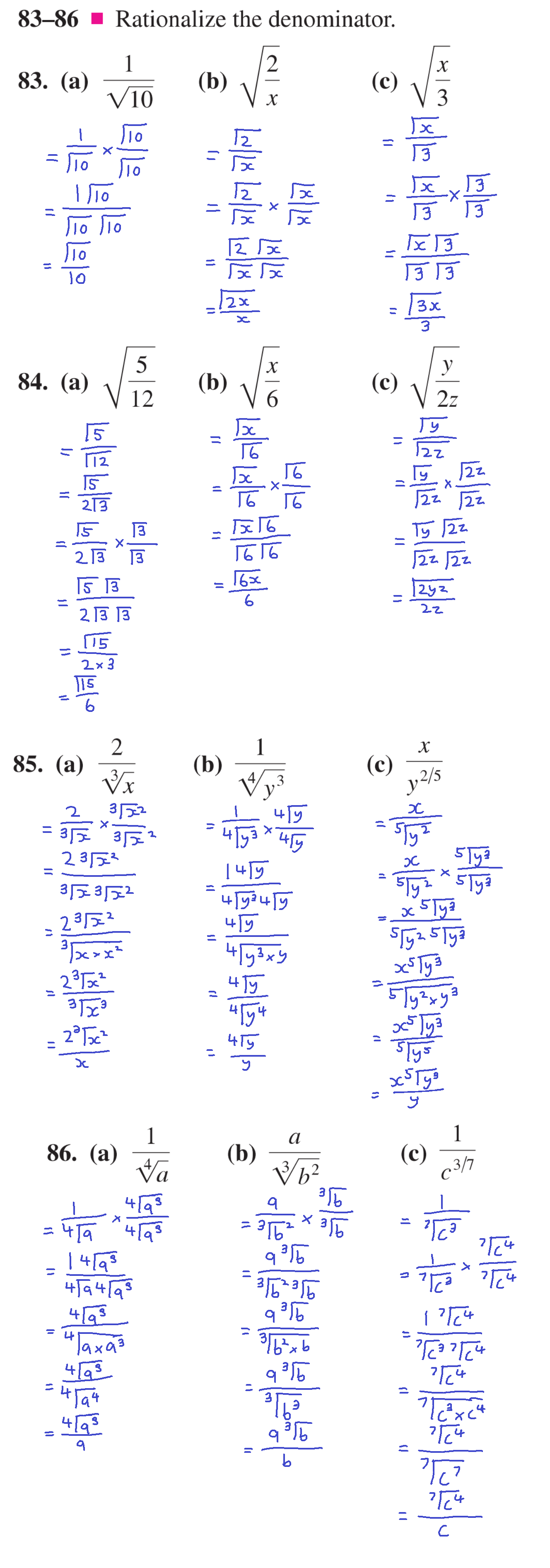 1.2 - Exponents and Radicals