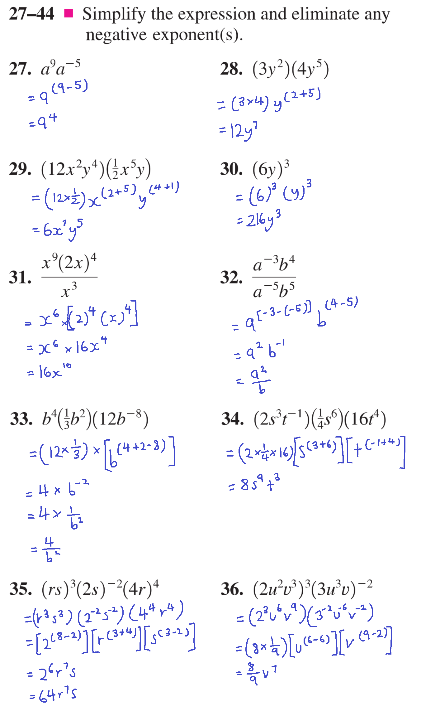 1.2 - Exponents and Radicals