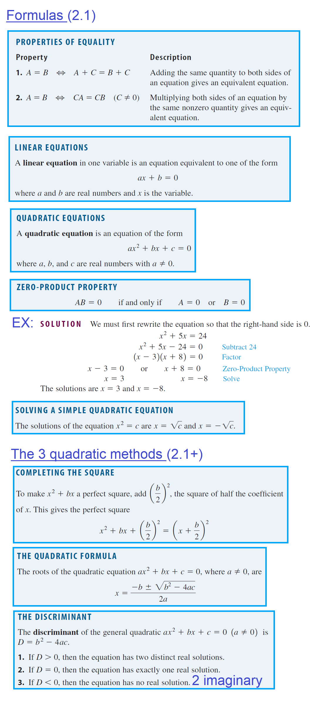 Small notes - Topic 2