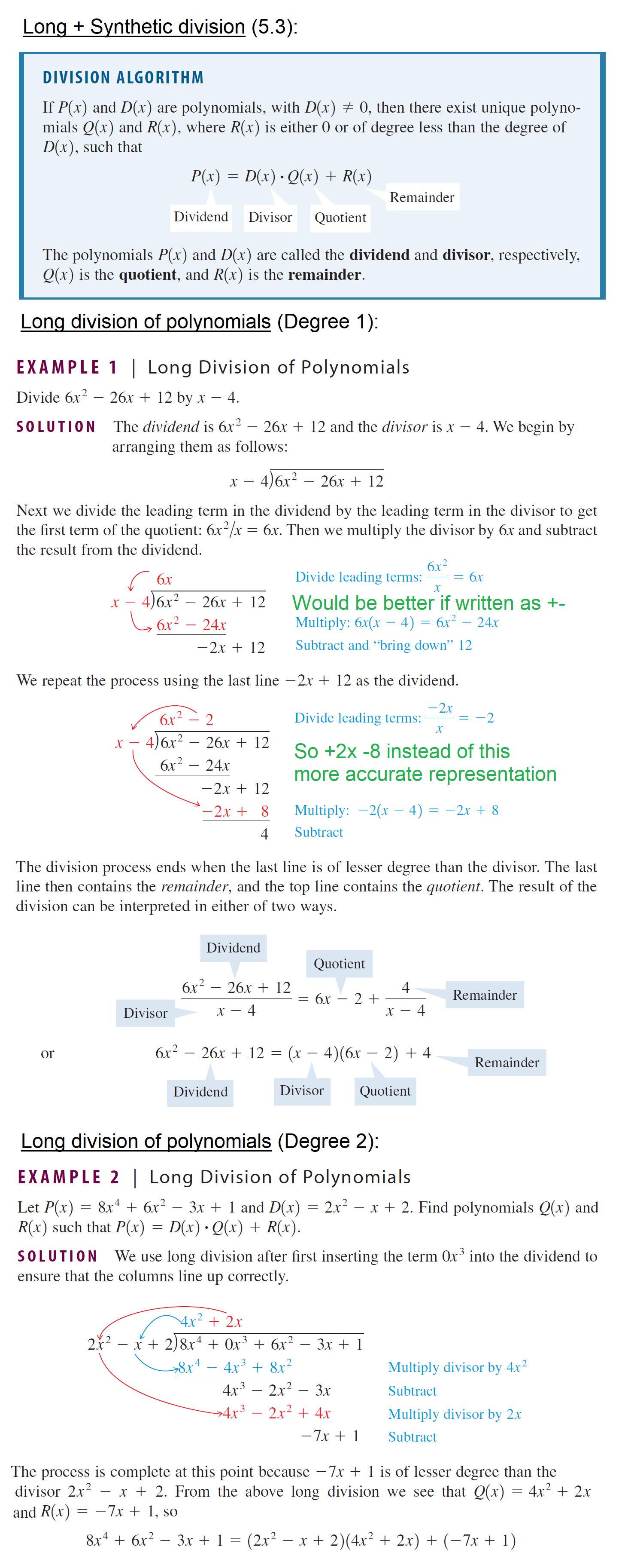 Small notes - Topic 5