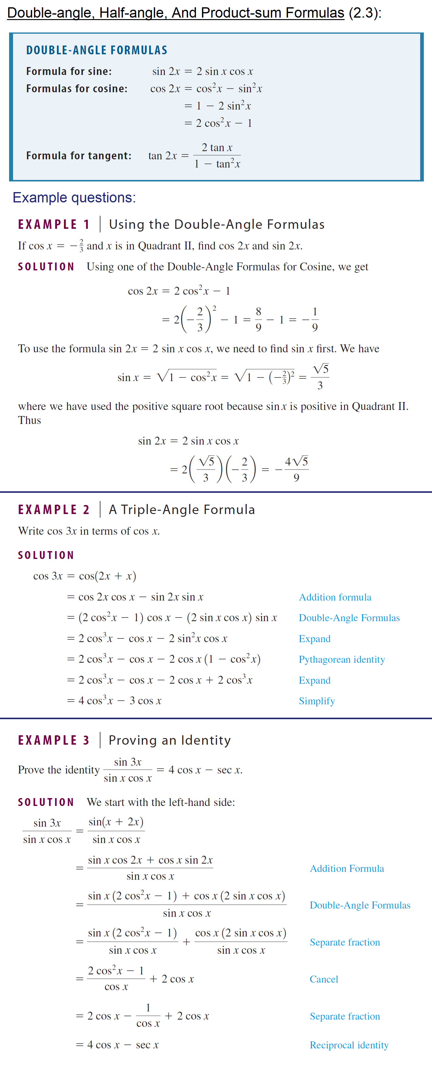 Small notes - Topic 2
