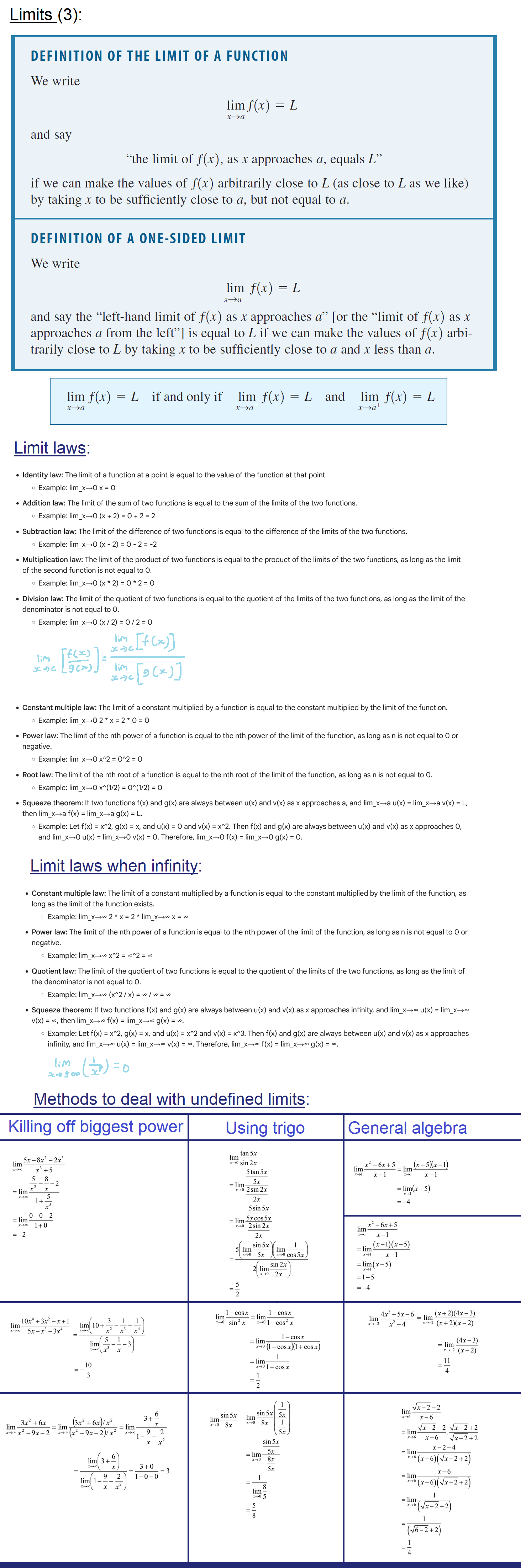 Small notes - Topic 3