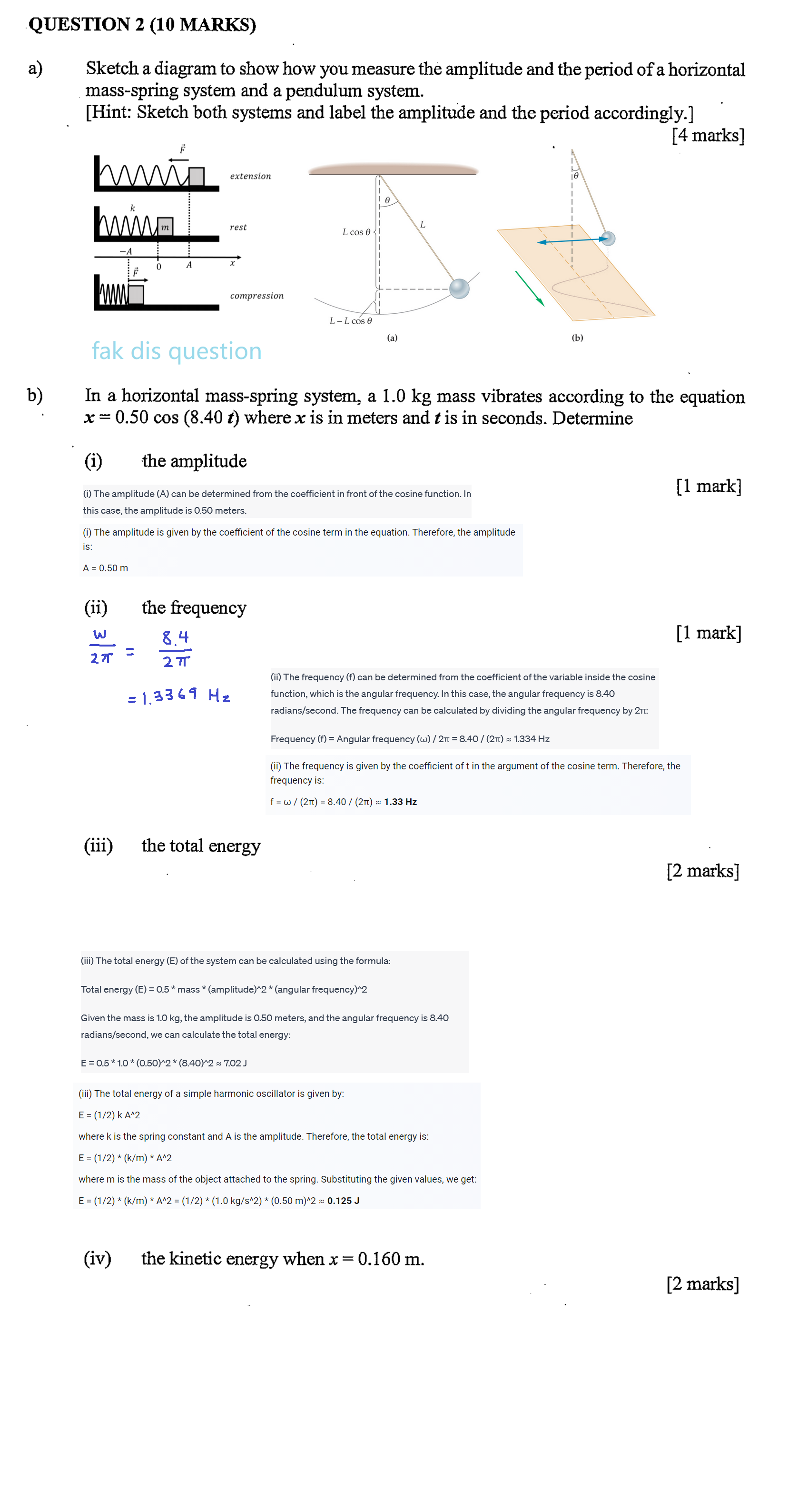 Exam questions - PPP