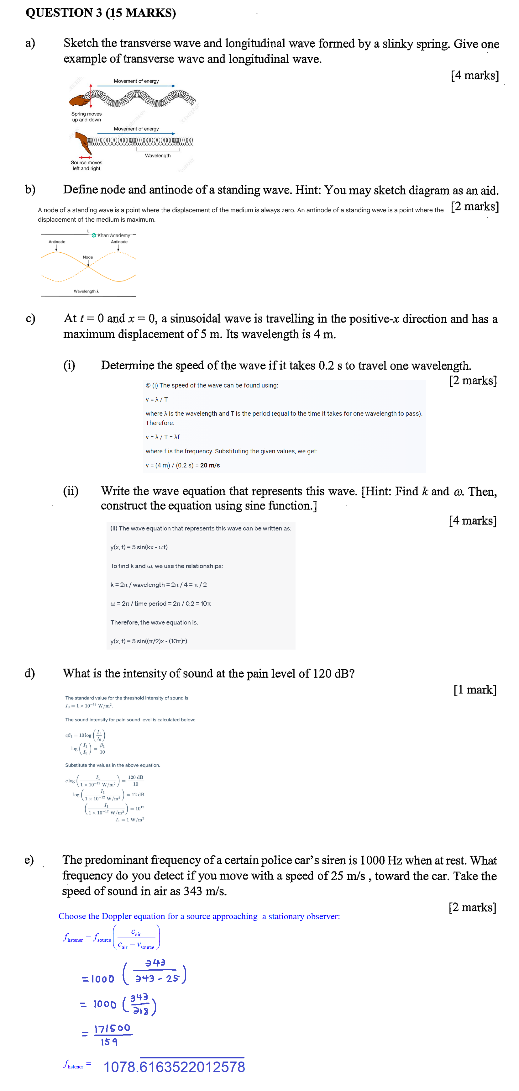 Exam questions - PPP